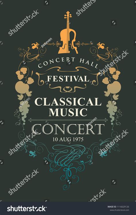 Classical Music Poster Background