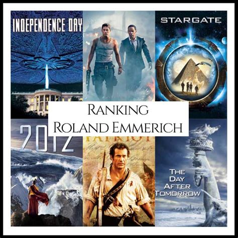 Ranking All Of Director Roland Emmerichs Movies Cinema Dailies