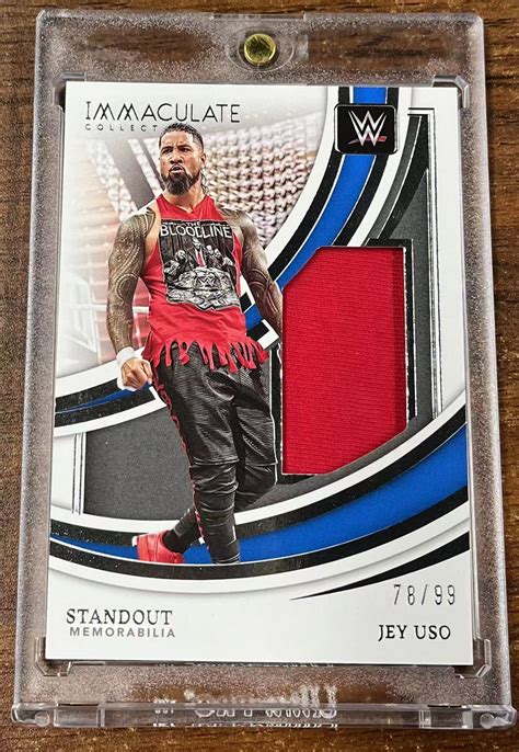 2022 Panini Immaculate Collection Jey Uso Imm系列 Wwe 杰 乌索 7899编 Standout 小窗物料切割 卡淘