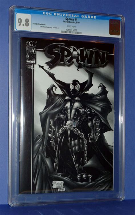rare comics spawn 1 black and white reprint