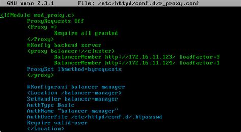 [centos 7] Lab 8 11 Konfigurasi Balancer Manager With Lbmethod Apache Web Server ~ Warung