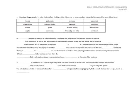 week 2 in class question 1 200101 accounting information for managers