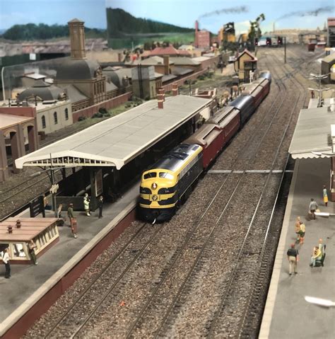 Victorian Railways S Class Pulls Into Gorfield With A Express Service