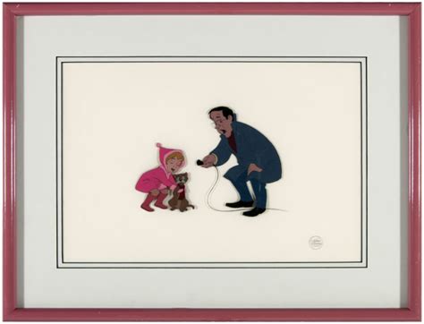 Hakes The Rescuers Framed Animation Cel