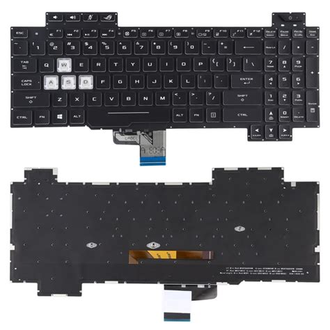 Us Version Keyboard With Keyboard Backlight For Asus Rog Strix Scar Ii