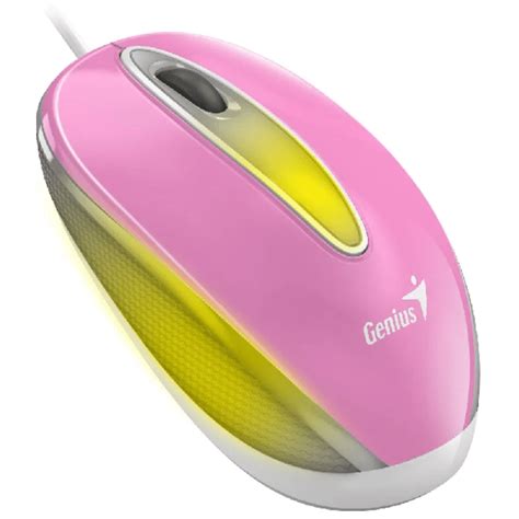 Mouse Genius Dx Mini Color Rosado Led Intermitente 3 Botones Dpi 1000 Blueeye 31010025403