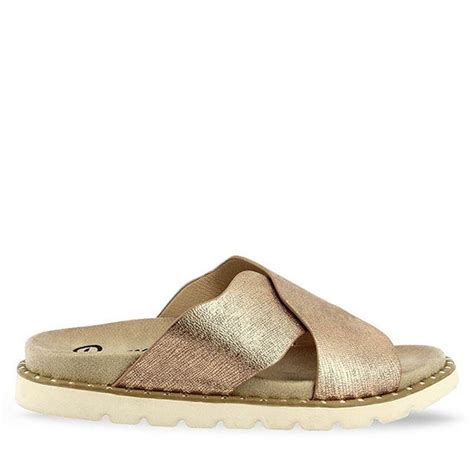 Parex Γυναικεία Σανδάλια Χιαστί 11519006 Rg Ροζ Χρυσό Shoeboutique