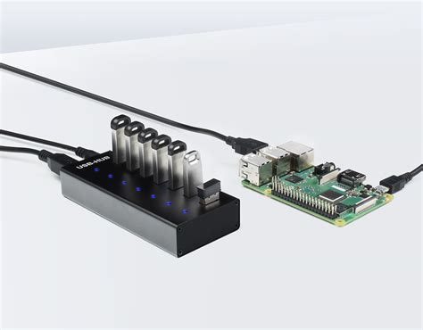 工业级7路usb集线器usb2 0多接口集线器 拓展hub转接器