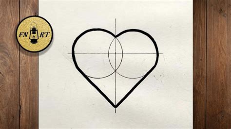 How To Draw A Perfect Heart Shape Step By Step Youtube