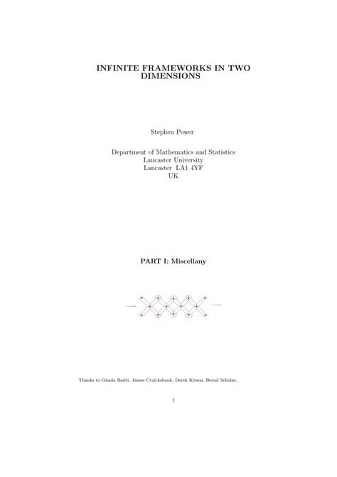 PDF INFINITE FRAMEWORKS IN TWO DIMENSIONS Lancasterpower GalleryPart Sept Pdf INFINITE