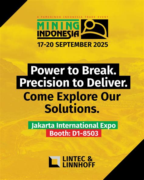Mining Indonesia 2025 Lintec And Linnhoff