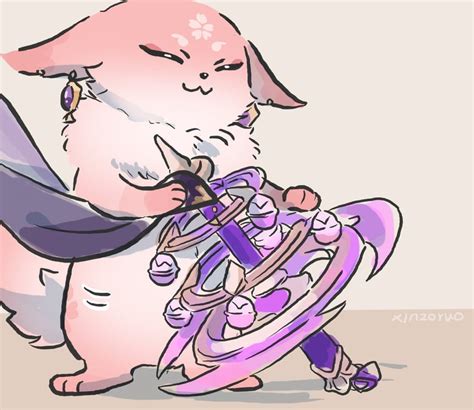 Raiden Shogun Yae Miko And Yae Miko Genshin Impact Drawn By