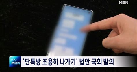 카카오 단톡방 조용히 나가기 가능해지나국회 법안 발의