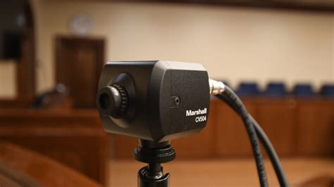 MARSHALL CAMERAS DELIVER EFFICIENT AND INNOVATIVE HYBRID COURTROOM