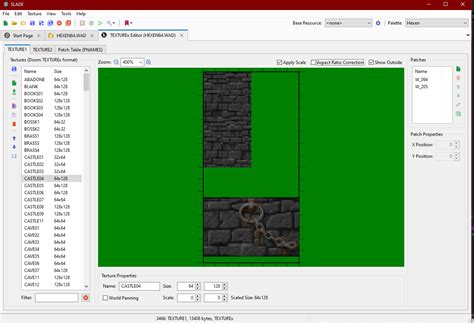 TEXTUREx Texture Scaling Editing Questions Doomworld