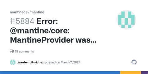 error mantine core mantineprovider was not found in component tree