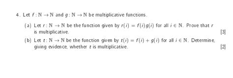 solved 4 let f n→n and g n→n be multiplicative functions