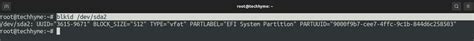 3 Ways To Get The Uuid Of A Disk Partition In Ubuntu Linux Tech Hyme