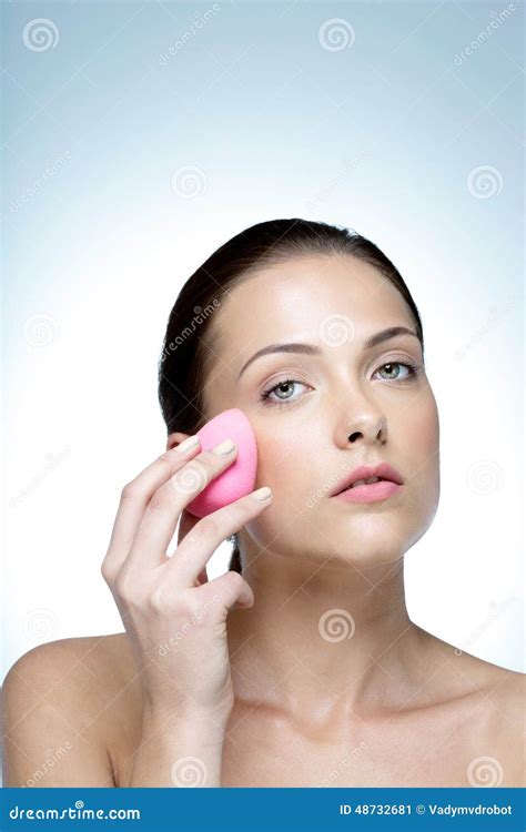 Beautiful Woman With Soap Stock Image Image Of Marine 48732681
