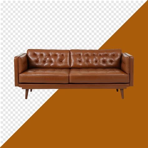 Диван Png изолирован на прозрачном фоне Диван Peng Премиум Ai сгенерированный Psd