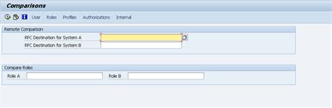 SAPSECURITY Comparision Of Roles Across Systems