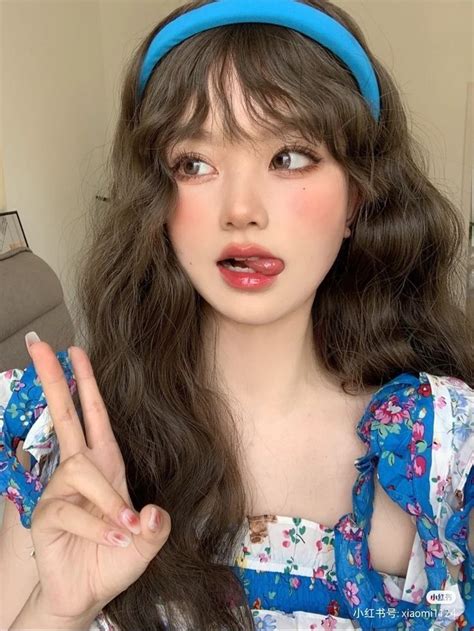 صور بنت كورية كيوت متناسقة 🥥 ️ Cute Makeup Looks Ulzzang Girl Cute
