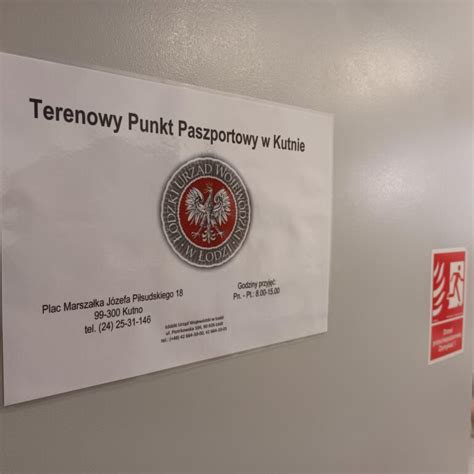 Terenowy Punkt Paszportowy w Kutnie Mieszkańcy powiatu kutnowskiego