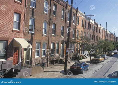 Low Income Apartment Housing Philadelphia Pennsylvania Editorial