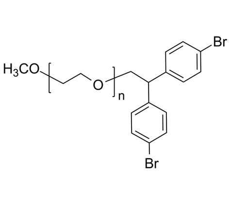 Poly ethylene glycol methyl ether ω 4 4 dibromo diphenylethyl