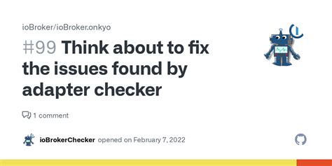 Think About To Fix The Issues Found By Adapter Checker Issue IoBroker IoBroker Onkyo