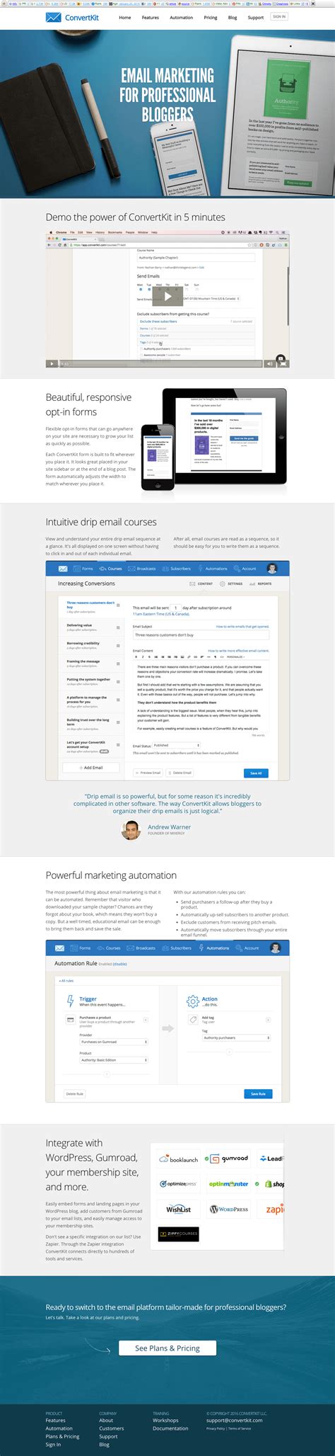 Convertkit Good Landing Pages Good Landing Pages