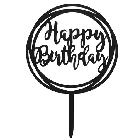 Happy Birthday Cake Topper Birthday Cake Topper Birth