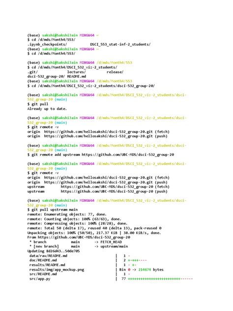 git updates pdf command line interface application software