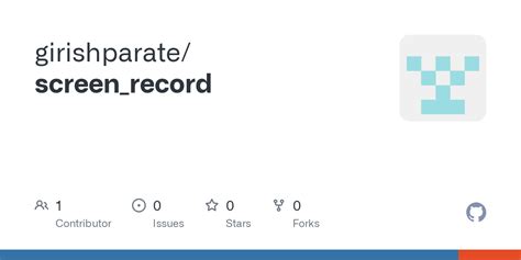 GitHub Girishparate Screen Record