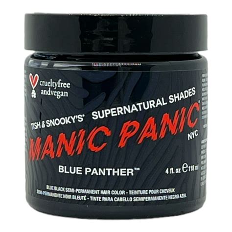 Manic Panic Semi Permanent Hair Color Cream Blue Panther 4 Oz