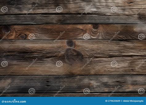 Weathered Timber Texture On A Dark Background Evoking Nostalgia Stock