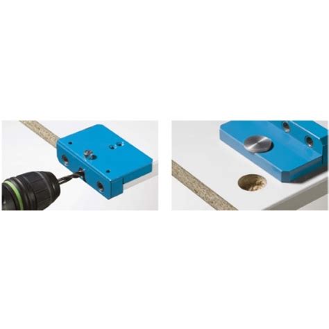 Gabarit de Perçage Cheville BlueJig pour Rastex 15 et 25 Aides au