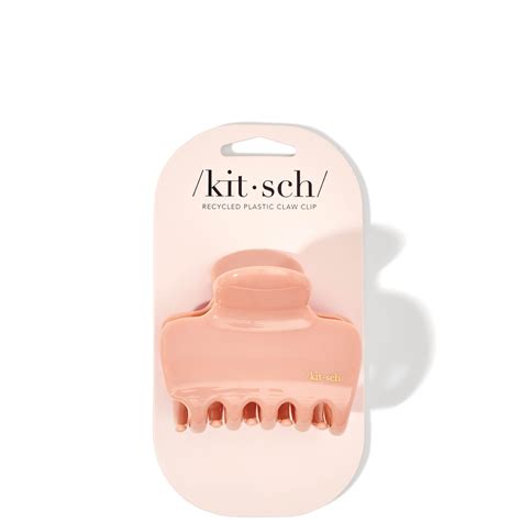 Kitsch Recycled Plastic Puffy Claw Clip Rosewood 20g Lookfantastic
