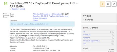 Compilation Of All The Playbook Software I Could Find This
