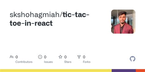 GitHub Skshohagmiah Tic Tac Toe In React