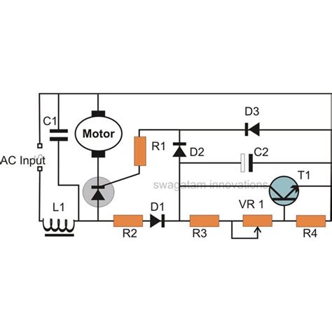 Volt Motor Speed Control Circuit Diagram