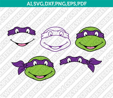 Ninja Turtles Birthday Shirt Sticker Svg Cricut Cut File Clipart Png