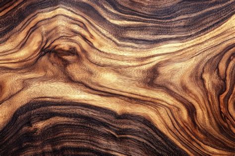 Intricate Wood Grain Pattern Premium Ai Generated Image