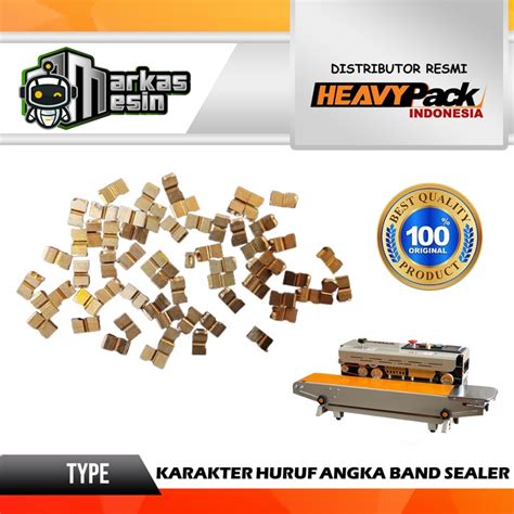 Jual Sparepart Huruf Angka Emboss Continuous Band Sealer Shopee Indonesia