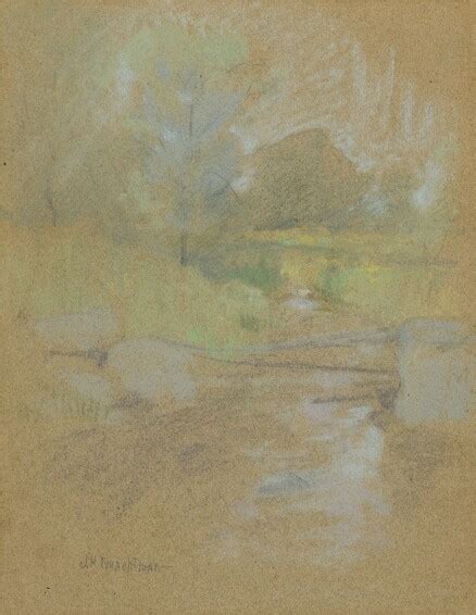 61 John Henry Twachtman Landscape With Stream