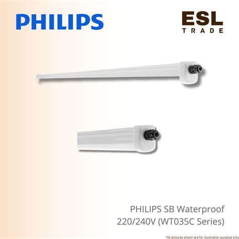 Philips Essential Smartbright Waterproof Batten Light Wt035c Series Ip Rating Ip65 Excellent
