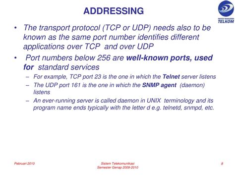PPT Modul Transport Protocol TCP UDP PowerPoint Presentation Free Download ID