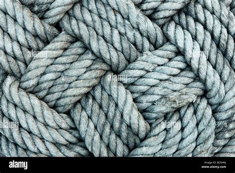 Intertwined Old Rope Workum Friesland Netherlands Stock Photo Alamy