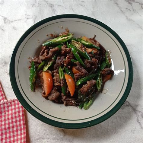 Resep Oseng Usus Cabe Ijo Sederhana Rumahan Di Yummy App