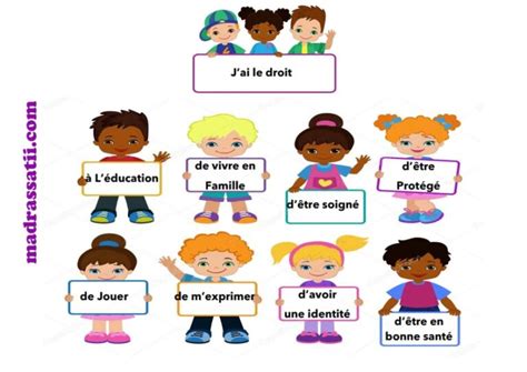 Les Droits De Lenfant موقع مدرستي